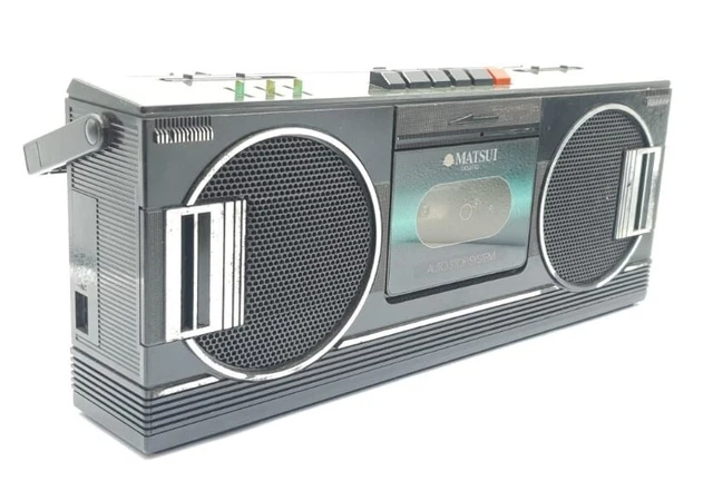 VINTAGE MATSUI SX5311Q Boombox Am/Fm Radio Stereo Cassette Player ...