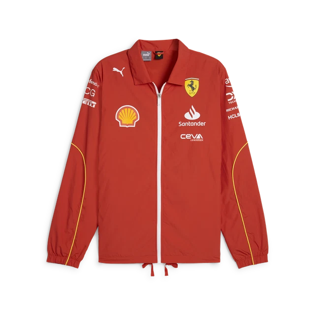 SCUDERIA FERRARI F1 Team 2024 Giacca Coach Uomo - Rosso Bruciato EUR ...