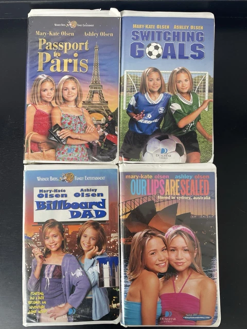 MARY KATE & Ashley Olsen VHS Clamshell Lot Paris Billboard Dad ...