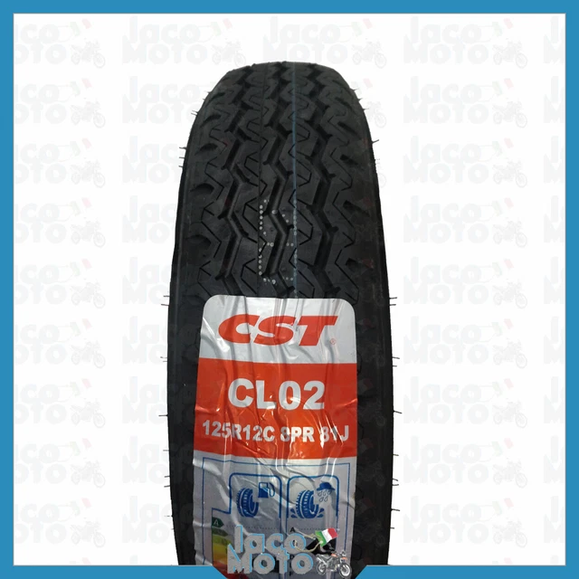 PNEU CAOUTCHOUC PNEUMATIQUE Fiat 500 de Collection Cst 125 R12 C 8PR 81J Radial EUR 51,64 ...