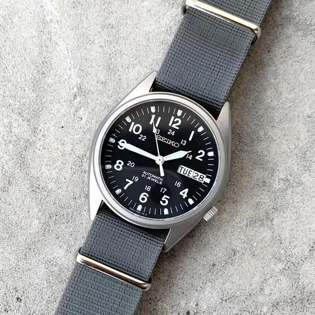 SEIKO 7S26-00D0 SNX431 Orologio da uomo automatico data giorno nero dal ...
