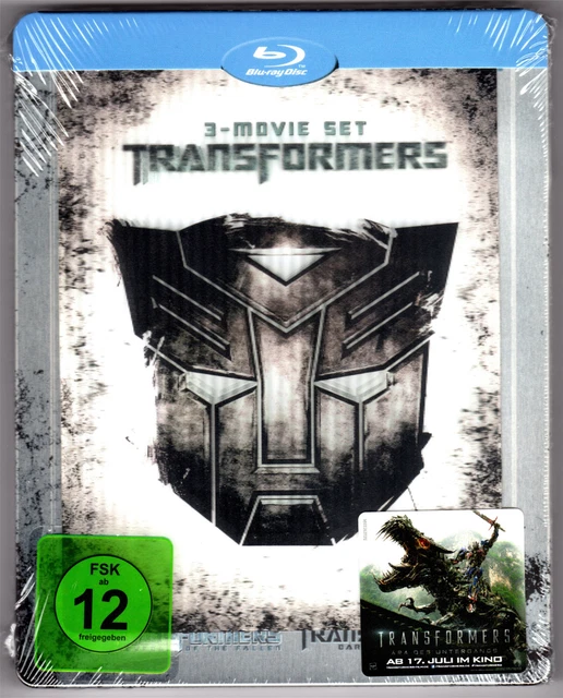 TRANSFORMERS TRILOGIE 3-DISC Blu-Ray Steelbook Neu & Ovp Mit Lenticular ...