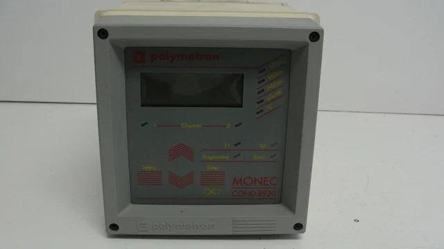 ZELLWEGER POLYMETRON MONEC COND 8920 conductivity meter £143.30 ...