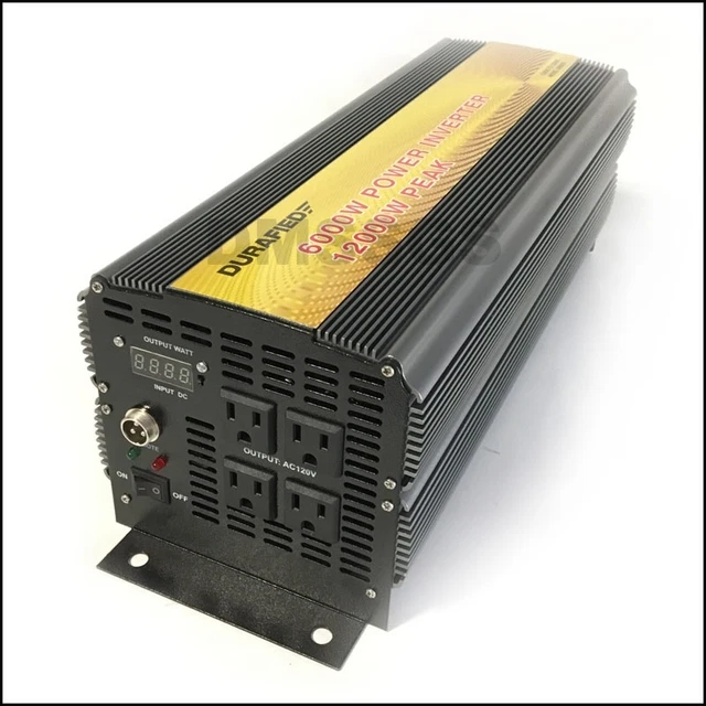 OPEN BOX DURAFIED 6000/12000W Watts 12V Dc To 120V Volts Ac Power ...