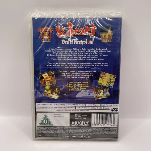 3 X ST Bear's Dolls Hospital DVD Bundle - New & Sealed £9.99 - PicClick UK