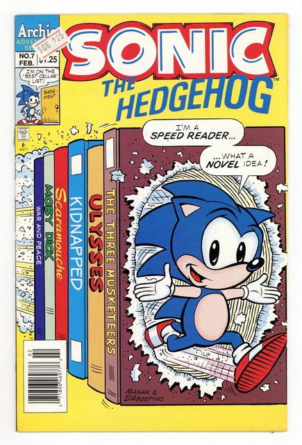 SONIC THE HEDGEHOG #7 VG+ 4.5 1994 £20.68 - PicClick UK