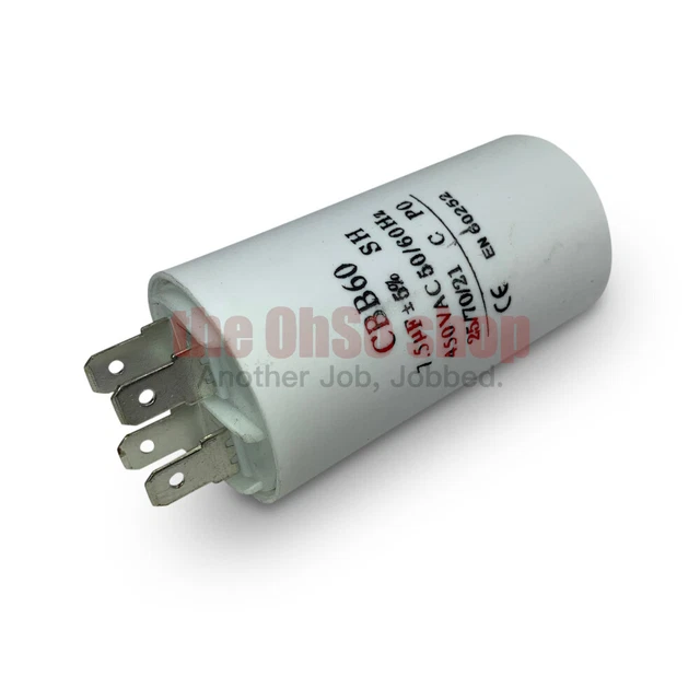 7.5UF CONDENSATEUR CBB60 Démarrage Courir Moteur Pour Air/Eau Pompe ...