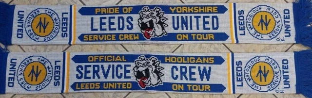 LEEDS UNITED SERVICE Crew Old School Scarf Rare Ultras Hooligans ...