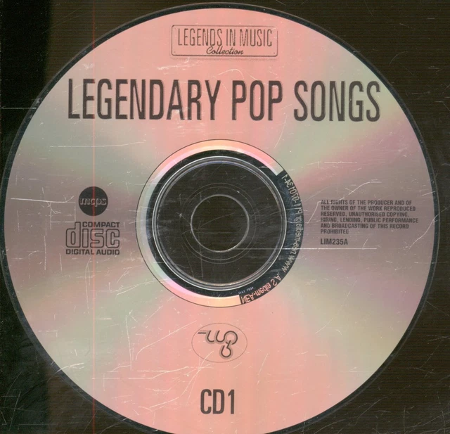 VARIOUS ARTISTS LEGENDARY Pop Songs double CD Europe Weton-Wesgram 2007 ...