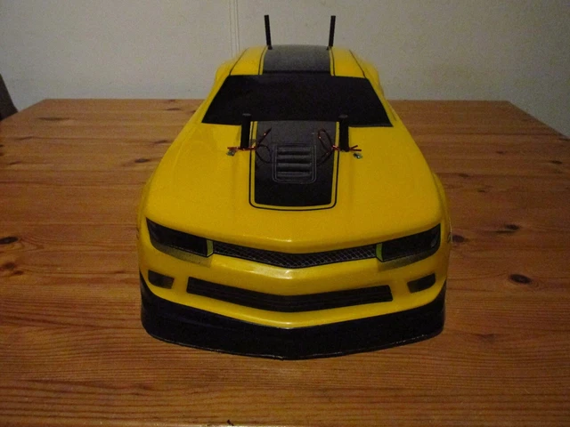 TAMIYA TT-01 CHASSIS. With Chevrolet Camaro Muscle car style body ...