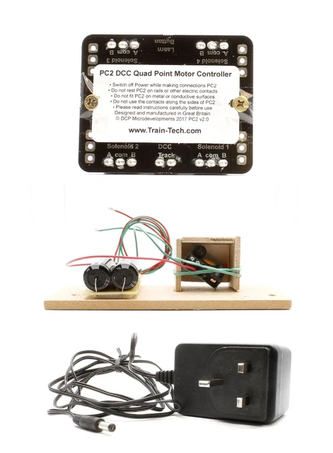 TRAIN TECH PCZ Dcc Quad Point Motor Controller & Transformer EUR 52,87 ...