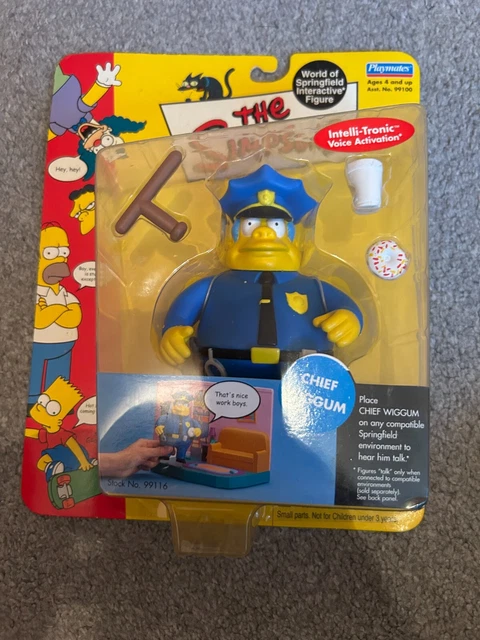 THE SIMPSONS PLAYMATES Wos Action Figure - Series 2 - Chief Wiggum ...
