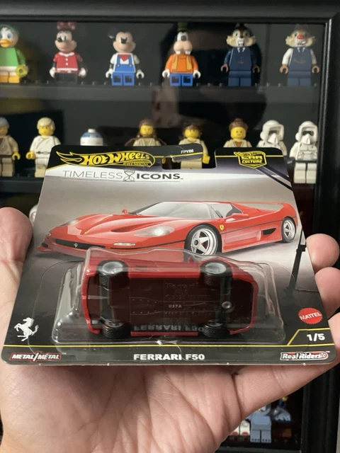 🔥 HOT WHEELS 2025 Ferrari F50 Red Premium Car Culture Timeless Icons 1/ ...