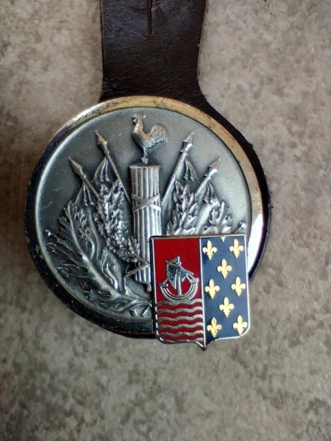 MÉDAILLE MILITAIRE INSIGNE intendance commissariat armée de terre ile ...