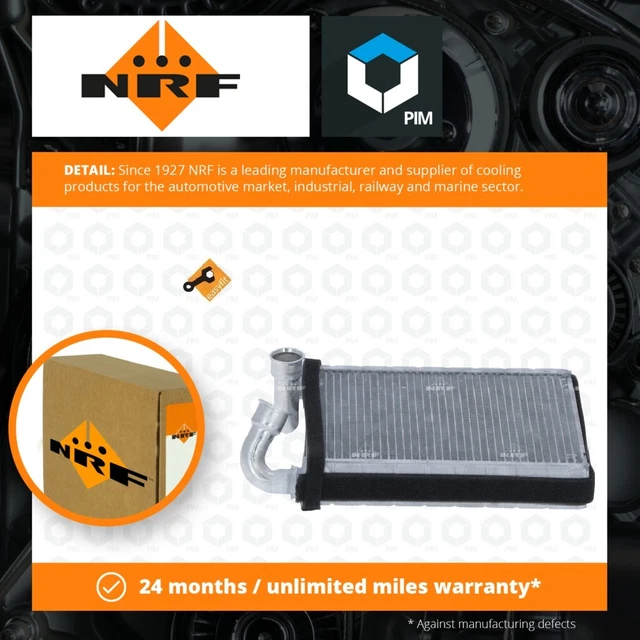 HEATER MATRIX FITS VW GOLF Mk7, Mk7 GTI 12 to 20 Exchanger Interior NRF ...