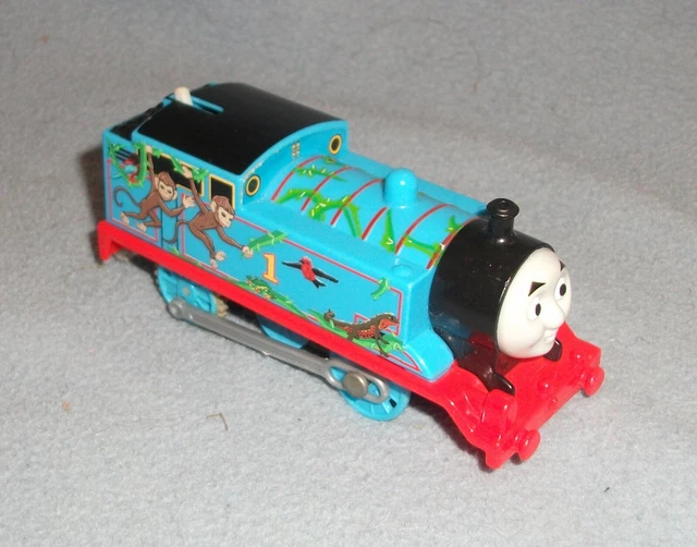 SODOR SAFARI THOMAS Monkeys Tank Engine Trackmaster Motorized + FREE ...