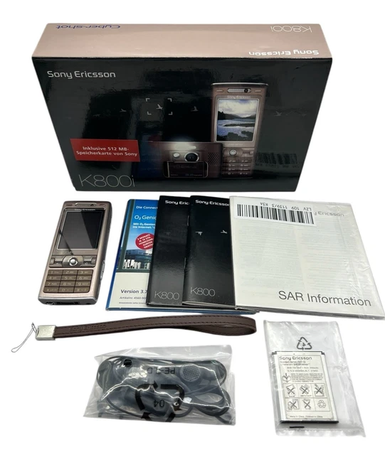 SONY ERICSSON CYBER-SHOT K800i - Braun / Allure Brown - OVP EUR 69,99 ...