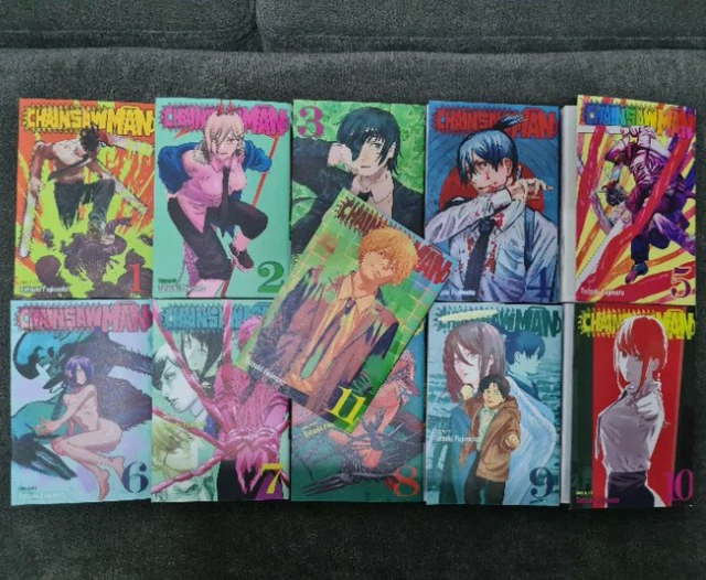 CHAINSAW MAN TATSUKI Fujimoto Manga English Comic Vol. 1-11 (End) DHL ...