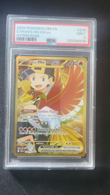 2025 POKEMON DRI En-Destined Rivals Hyper Rare #239 Ethan's Ho-Oh Ex Psa 9 $44.86 - PicClick CA