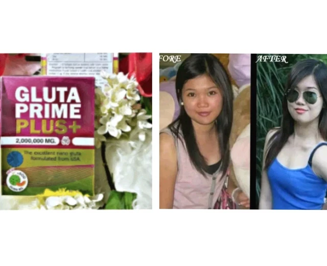 GLUTA PRIME PLUS original super Éclaircissant, résultat 2 semaines ...