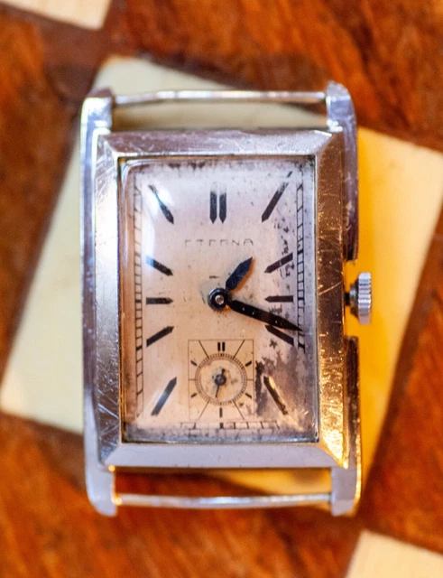 FAB SWISS ETERNA Men Art Deco Watch - Working / Needing only ...