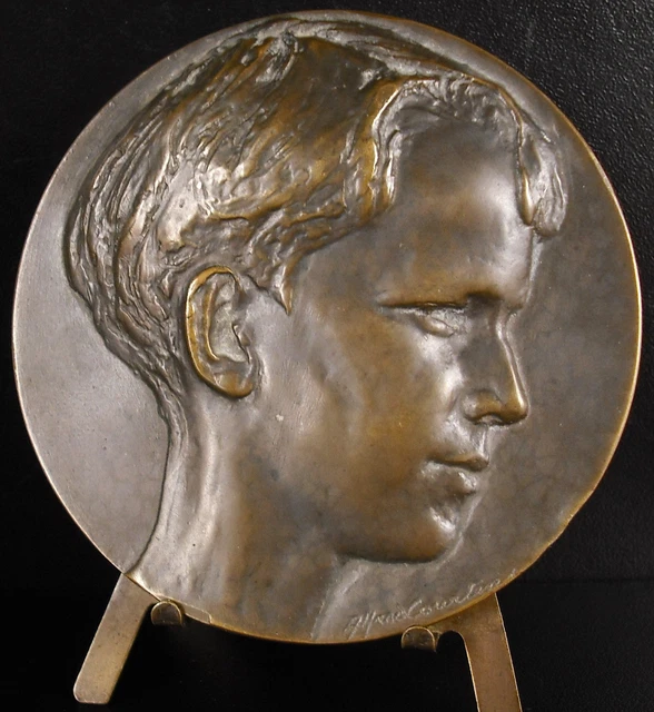 MEDAL PRO JUVENTUTE Sc Alfred Courtens Belgium 1930 Charles Prion 11 ...