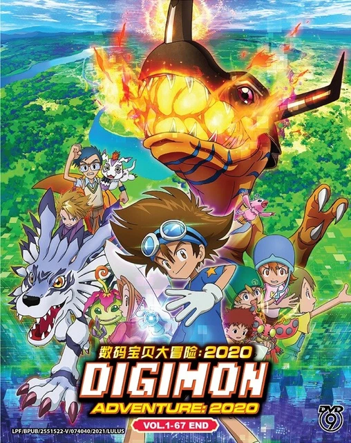 DVD ANIME DIGIMON Adventure: 2020 Complete TV Series (1-67 End) English ...