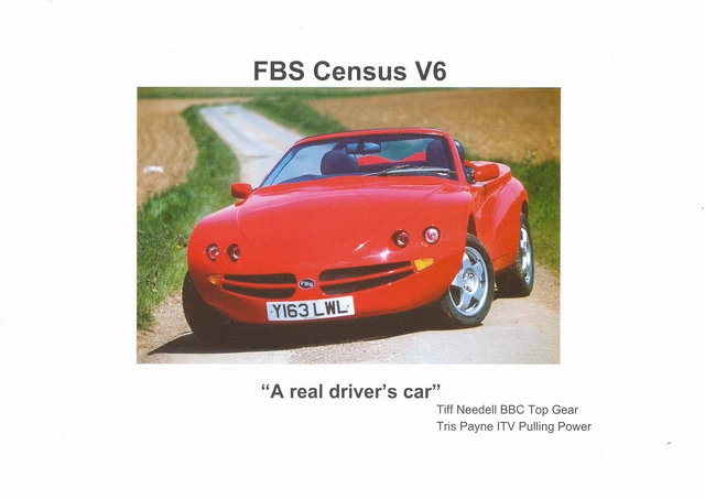 FBS CENSUS V6 Prospekt 2002 GB brochure brosjyre catalog catalogus ...