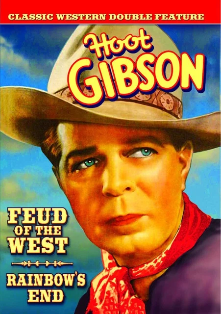HOOT GIBSON DOUBLE Feature: Feud of the West (1936) / Rainbow's End ...