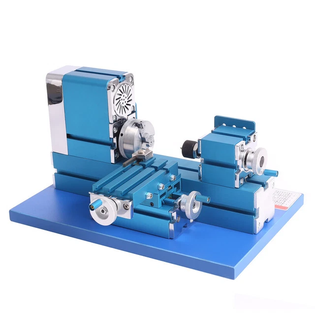 MICRO LATHE METAL Milling Machine DIY Machinery Power Tool Woodworking ...