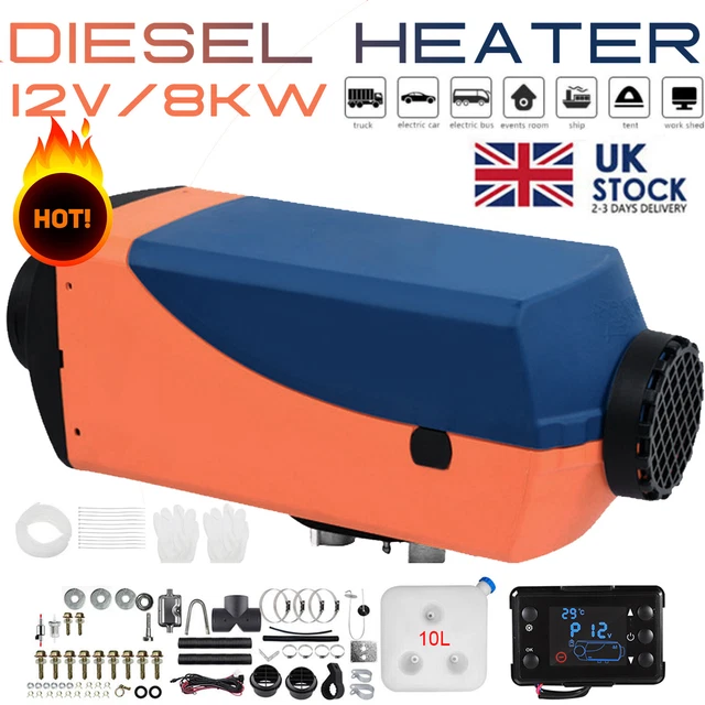 DIESEL HEATER CARAVAN Camper Van Air Motorhome Night Parking Hot Xmas ...