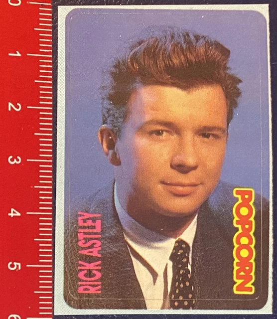 AUFKLEBER/STICKER POPCORN Rick Astley (O5-18-46-1$) EUR 3,95 - PicClick DE