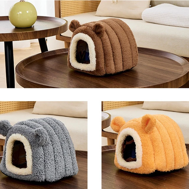GUINEA PIG WARM House Cozy Plush Bed Cave Non Slip Hideout for Small ...