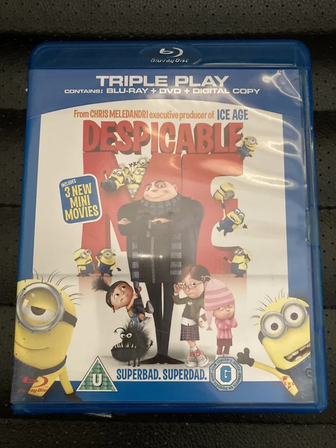 DESPICABLE ME TRIPLE Play 3 Disc Set Blu Ray Dvd Digital Copy EUR 1,74 ...
