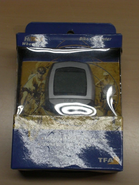 **FAHRRADCOMPUTER HITRAX WHEELIE 5c 5 Funktionen wasserdicht silber ...