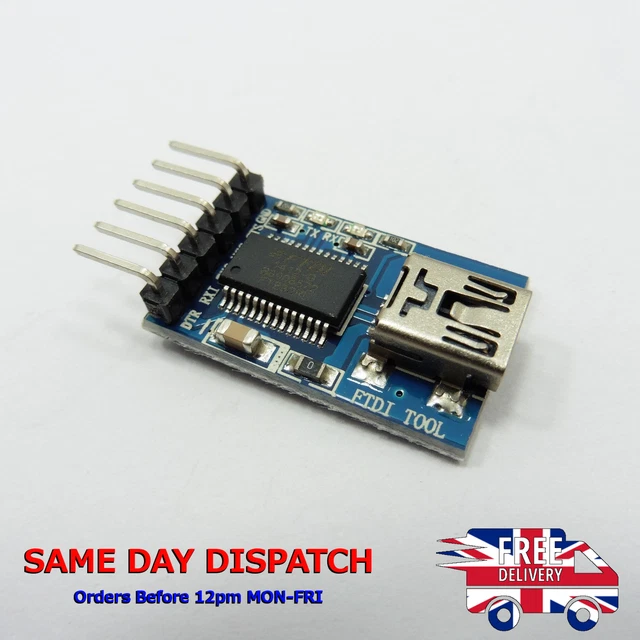MINI USB TO TTL FT232 3.3V 5V Power Supply MWC Support 232 FTDI Arduino RL A31A £13.14 - PicClick UK