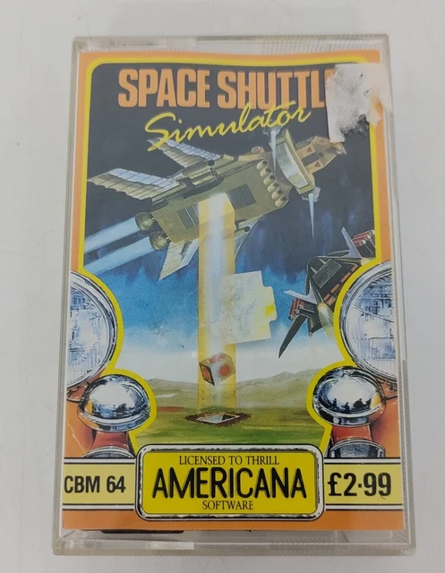 SPACE SHUTTLE SIMULATOR Commodore 64 nastro 1° numero completo ...
