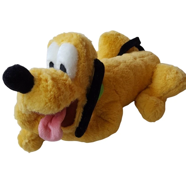 DISNEY PARKS ORIGINAL PLUTO Laying Down 10" Disney Theme Parks Plush £ ...
