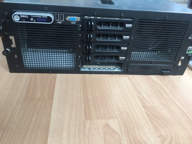 DELL POWEREDGE R905 Rack Server komplett mit Rackmount-Schienen Front ...