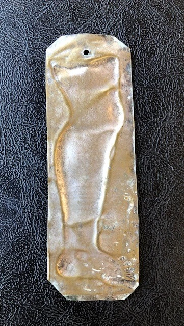 ANTIQUE GREEK TAMATA Tama Ex Voto Leg Orthodox Protection Authentic £14 ...