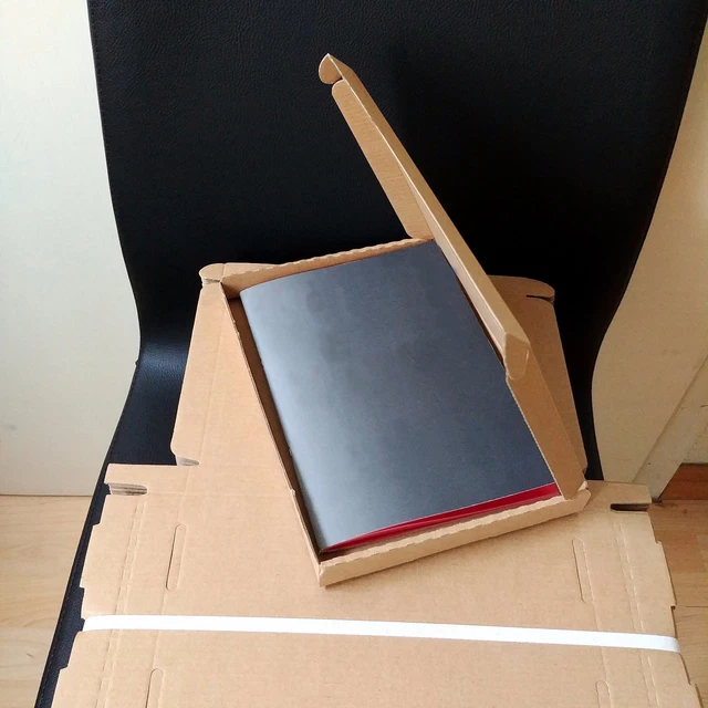 100 C5 A5 Size Box Pip Large Letter Box Strong Cardboard Shipping ...