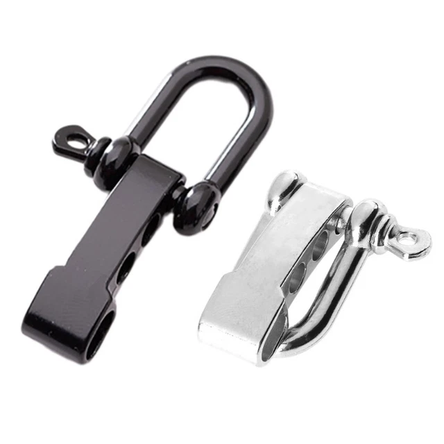 HIGH STRENGTH ALLOY D Shape Bows Shackles Alloy Paracord Buckle for ...