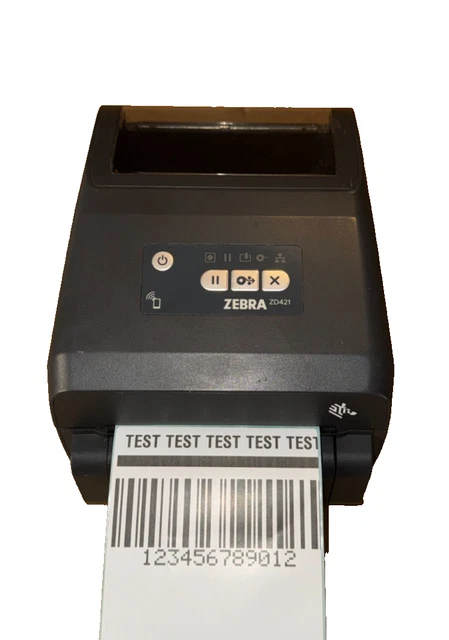 ZEBRA ZD421 LABEL Printer 4" Direct Thermal 203dpi USB Peeler Dispenser ...