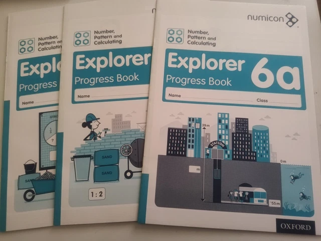 NUMICON EXPLORER 6 ABC, Number Pattern Calculating Progress Books EUR 5 ...