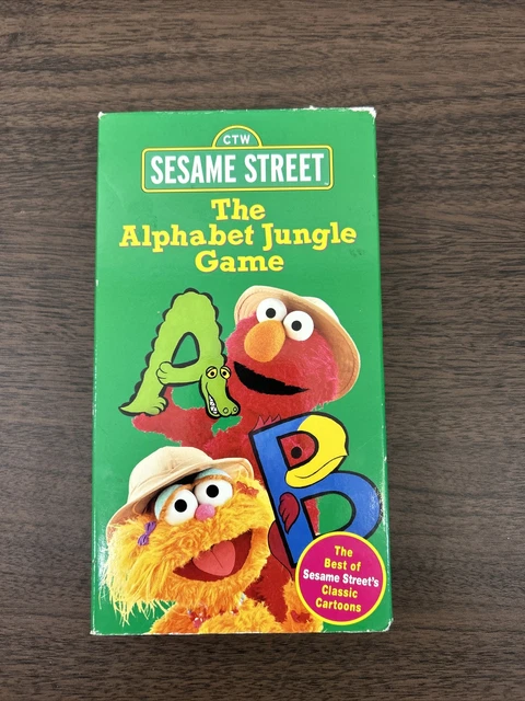 SESAME STREET - The Alphabet Jungle Game (VHS, 1998) EUR 6,62 - PicClick FR
