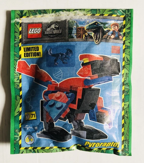LEGO JURASSIC WORLD Pyroraptor Set 122329 Limited Edition Sealed Eco ...