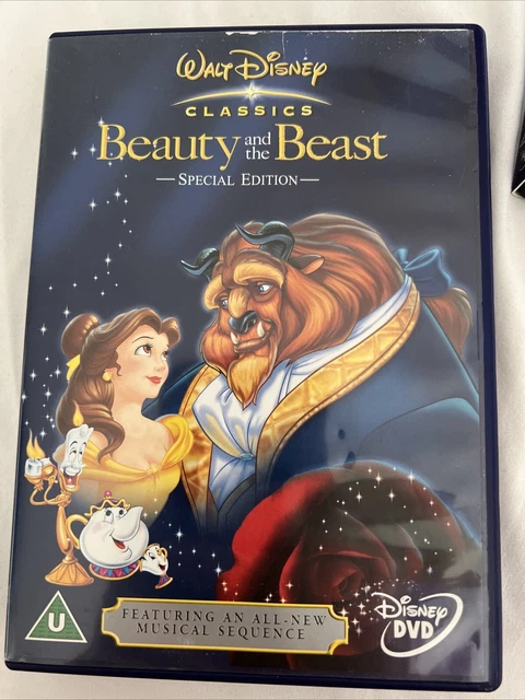 BEAUTY AND THE Beast (Special Edition DVD, 2002) Walt Disney Classics £ ...
