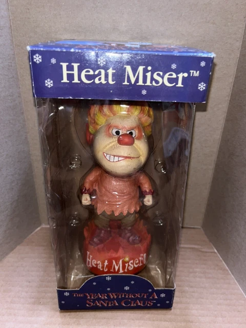 NECA HEAT MISER HEAD KNOCKERS THE YEAR WITHOUT A SANTA CLAUS BOBBLEHEAD ...