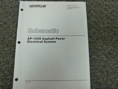 CATERPILLAR CAT AP1050 Asphalt Paver Vehicle Systems Disassembly ...