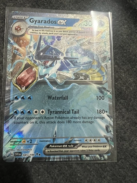 POKÉMON TCG GYARADOS ex Scarlet & Violet Base Set 045/198 Holo Double Rare EUR 5,83 - PicClick FR
